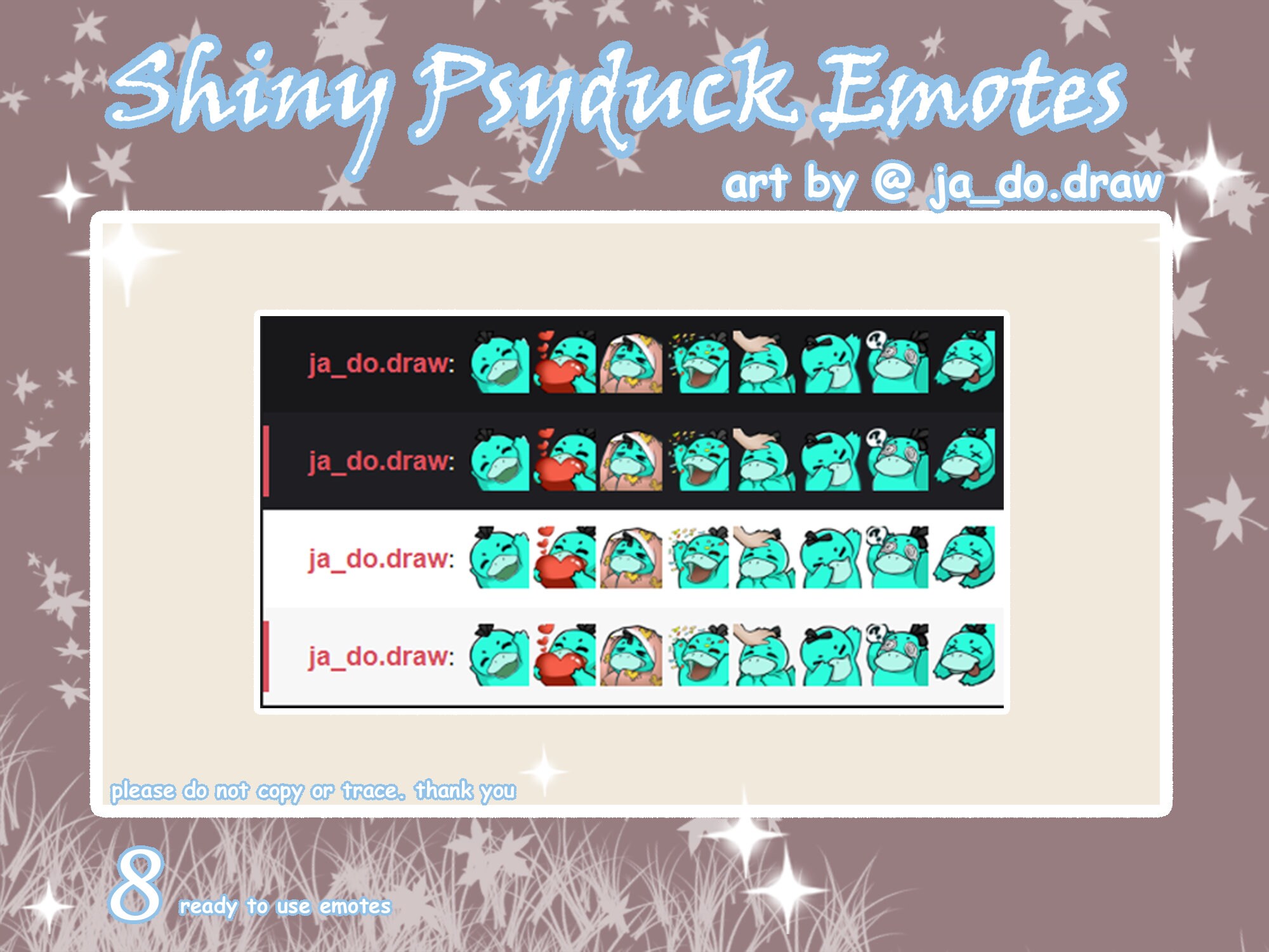 Shiny Duck Monster Twitch Emotes twitch Discord Emoji - Etsy