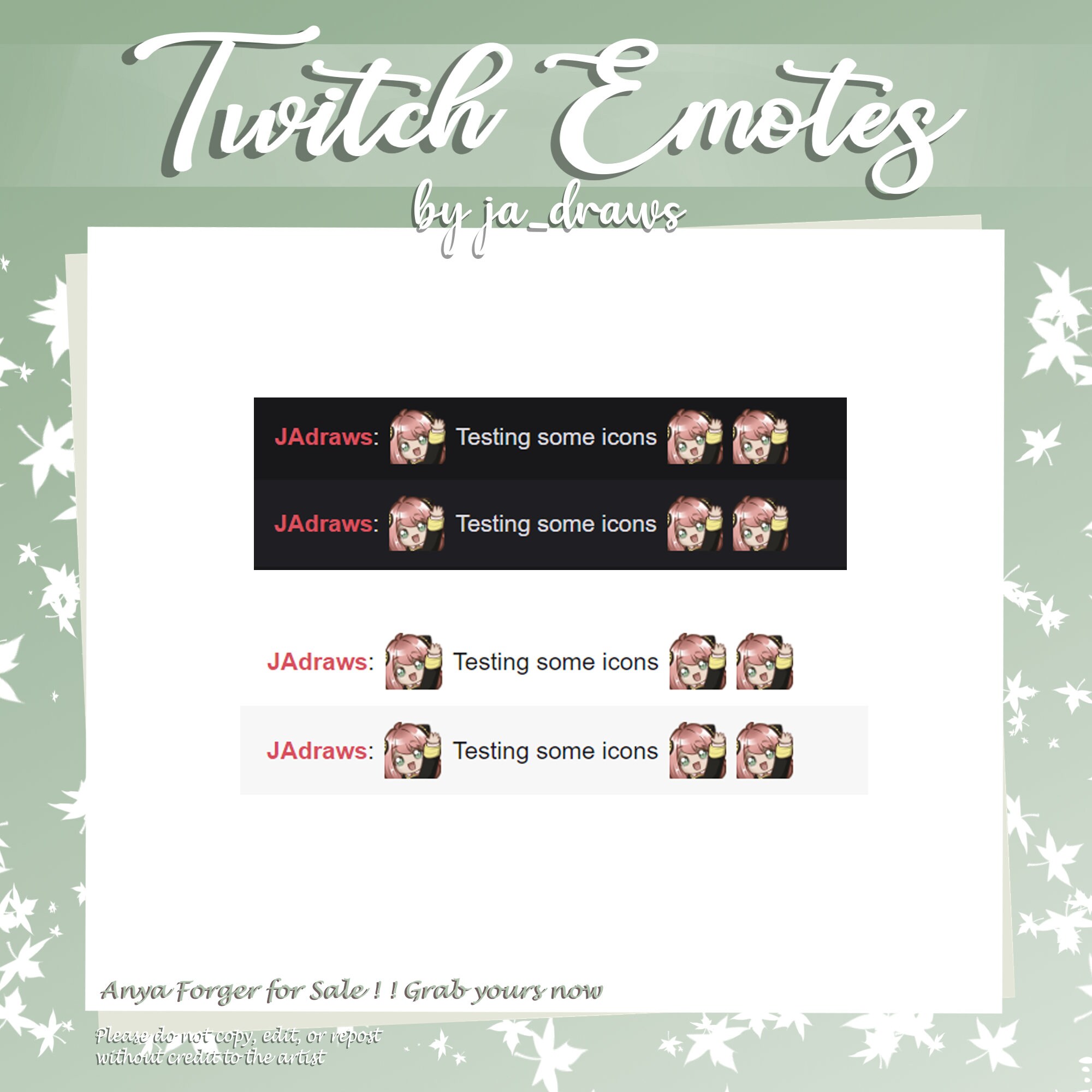 Pink Hair Daughter (hi) Single Twitch Emote, (twitch, Discord) Emoji ...