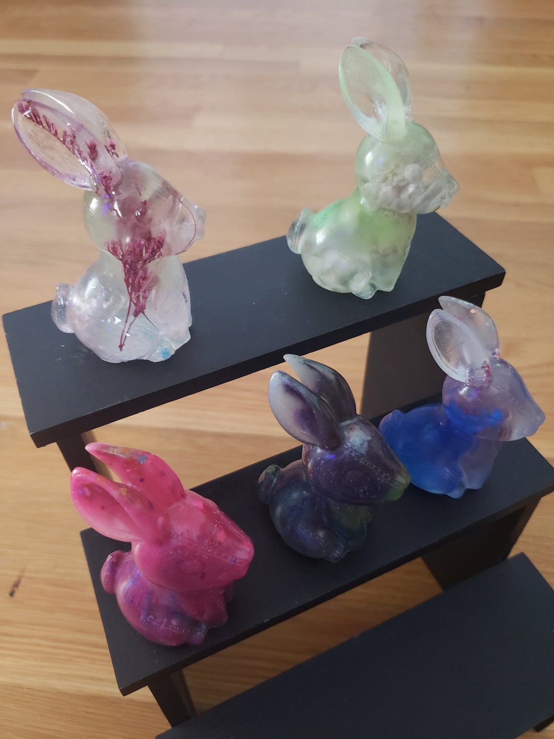 Glow in the Dark Resin Rabbits - Etsy