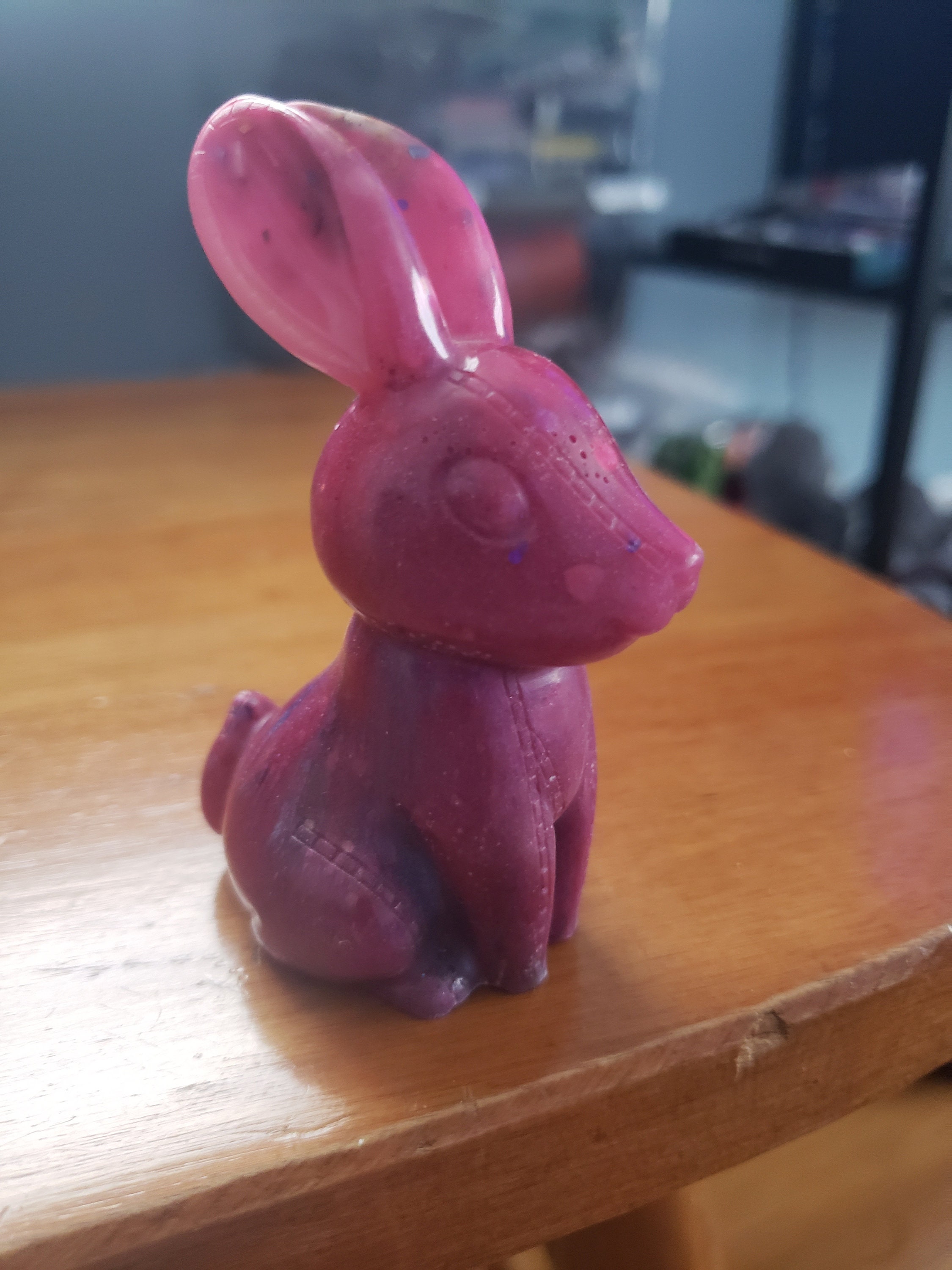 Glow in the Dark Resin Rabbits - Etsy