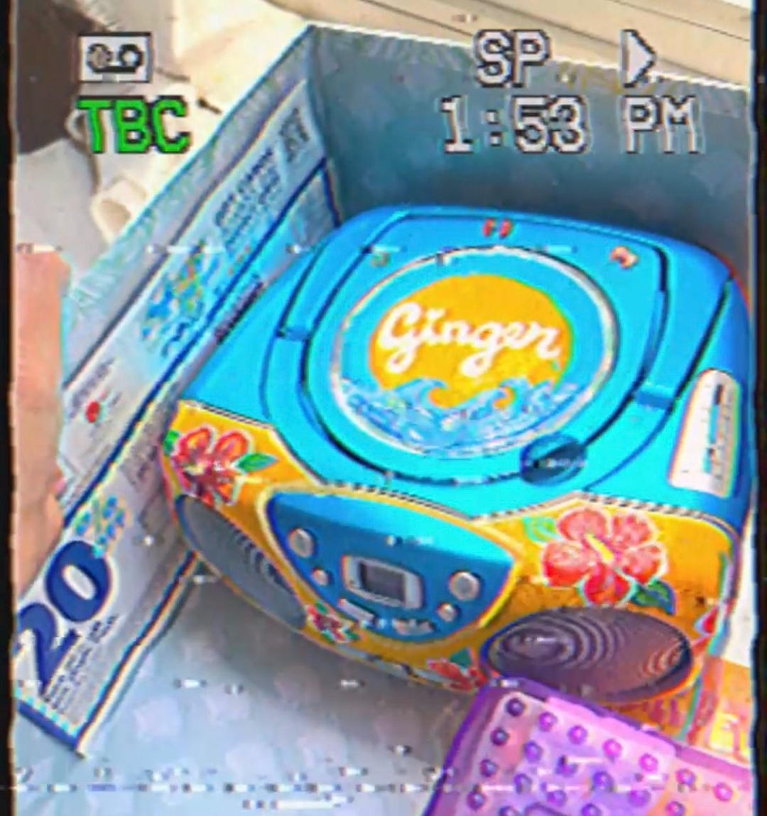 Custom Y2K Boombox | Personalized Childhood-themed Stereo | Retro Gift ...