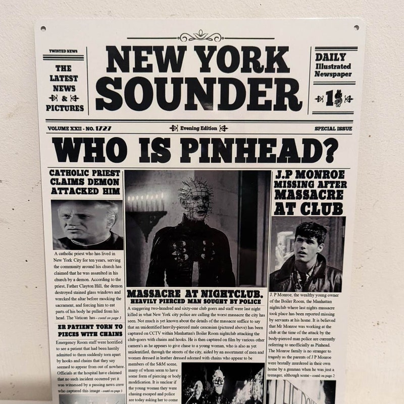 Hellraiser Decor - Etsy