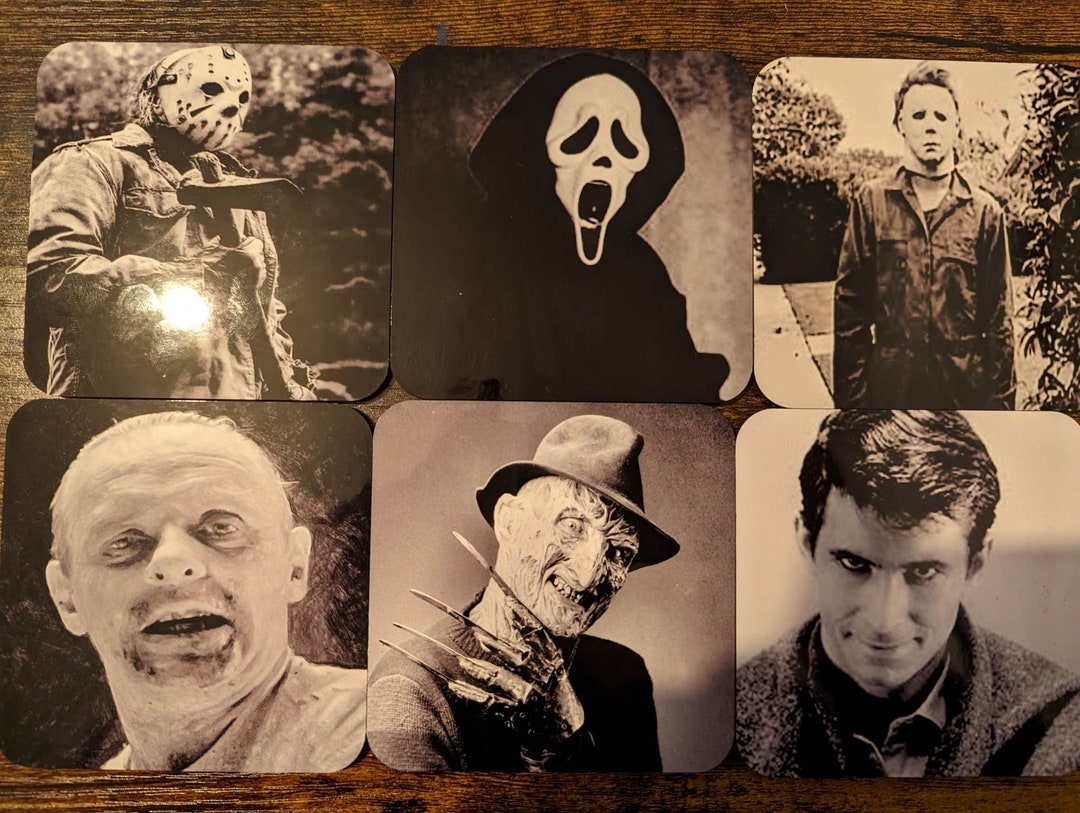 HORROR ICON COASTERS - Etsy