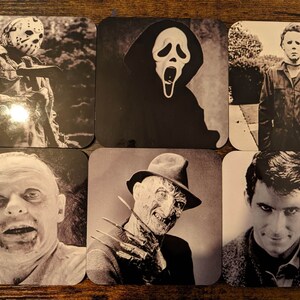 HORROR ICON COASTERS - Etsy