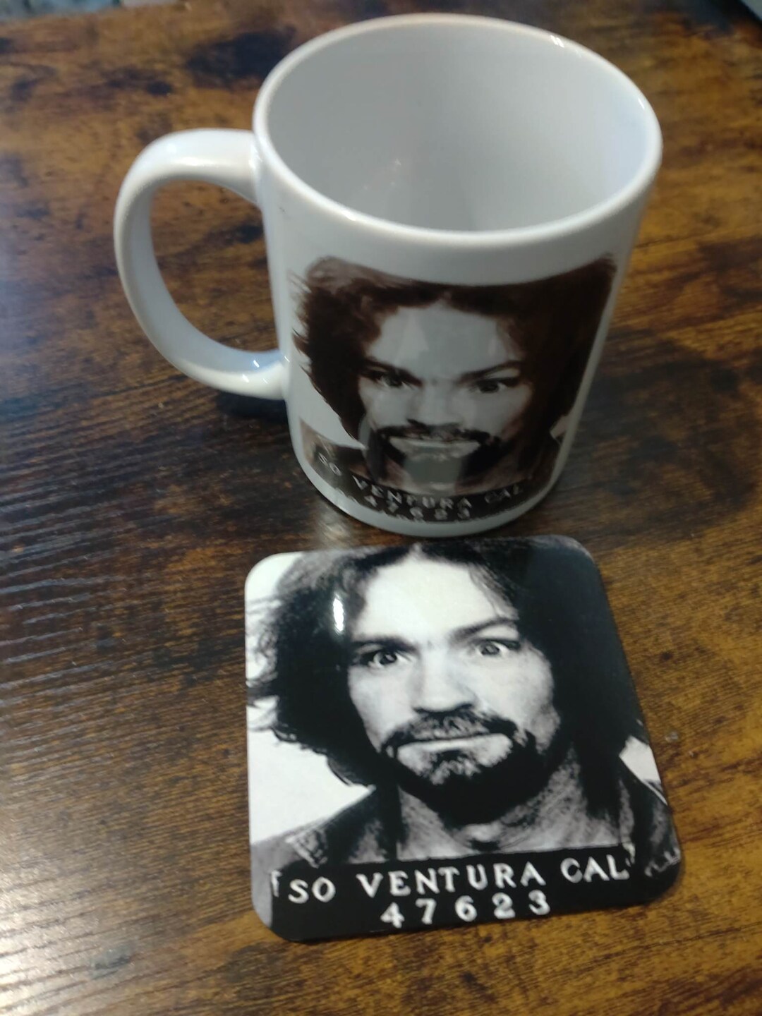 True Crime Mugshot Set; Charles Manson - Etsy