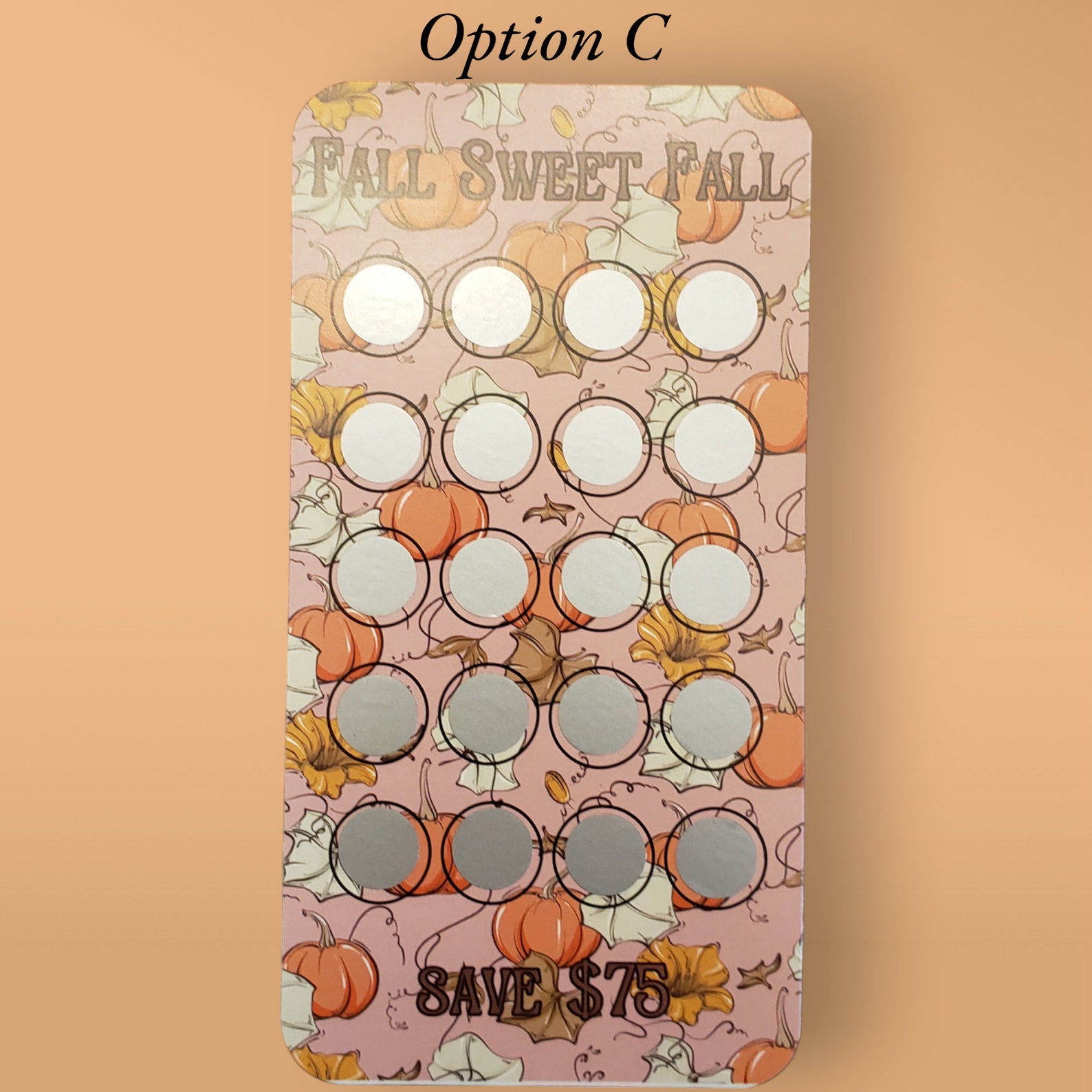 Fall Savings Challenge Scratch off Savings Scratch off Scratch and Save ...