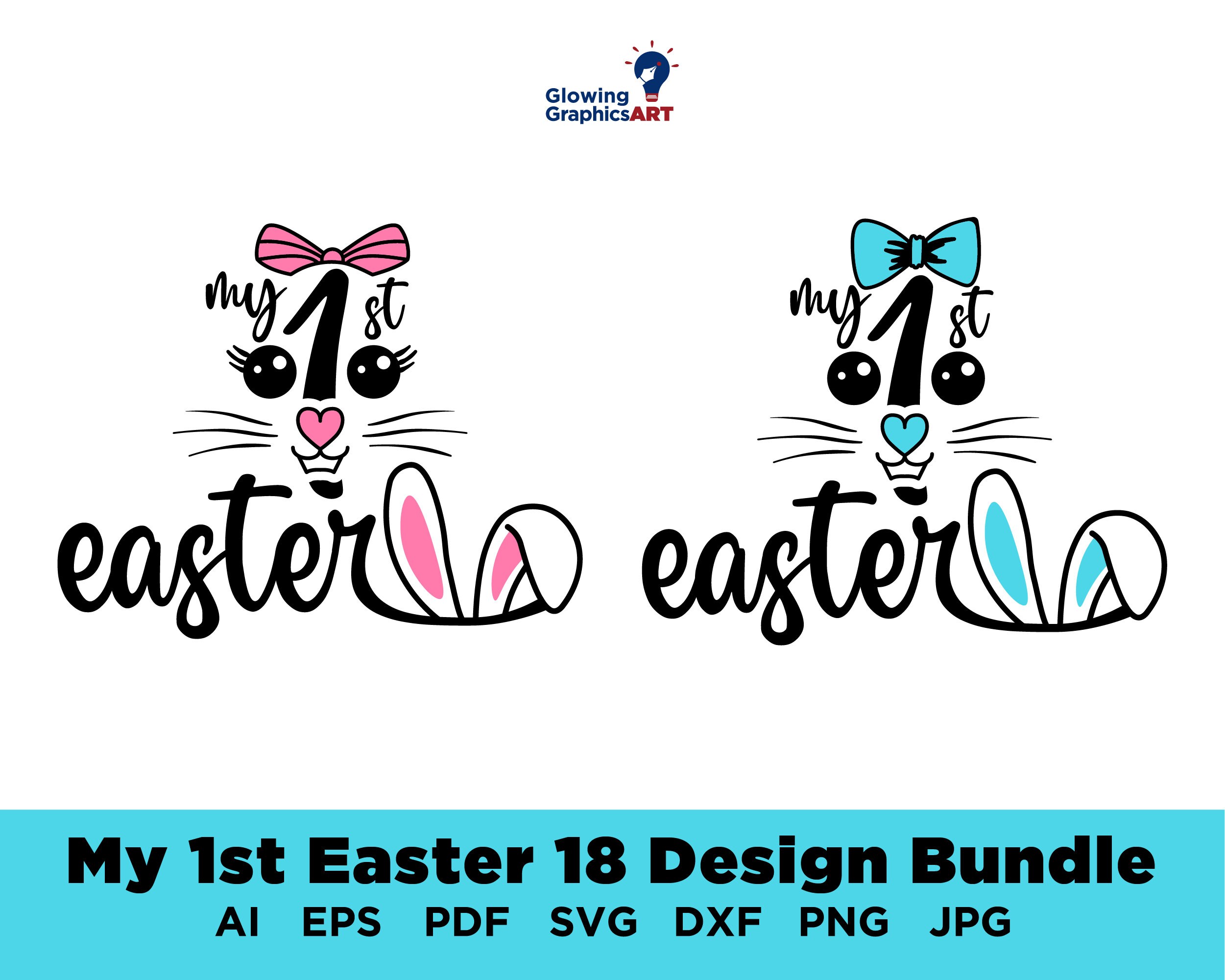 My First Easter SVG, My 1st Easter SVG , Happy Easter SVG , Easter Boy Svg , Easter Girl Svg ...