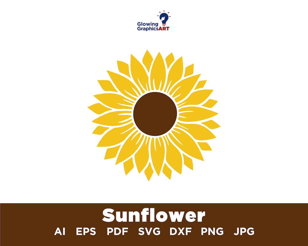 Sunflower SVG, Flower Svg, Sunflower Vector, Distressed Sunflower ...