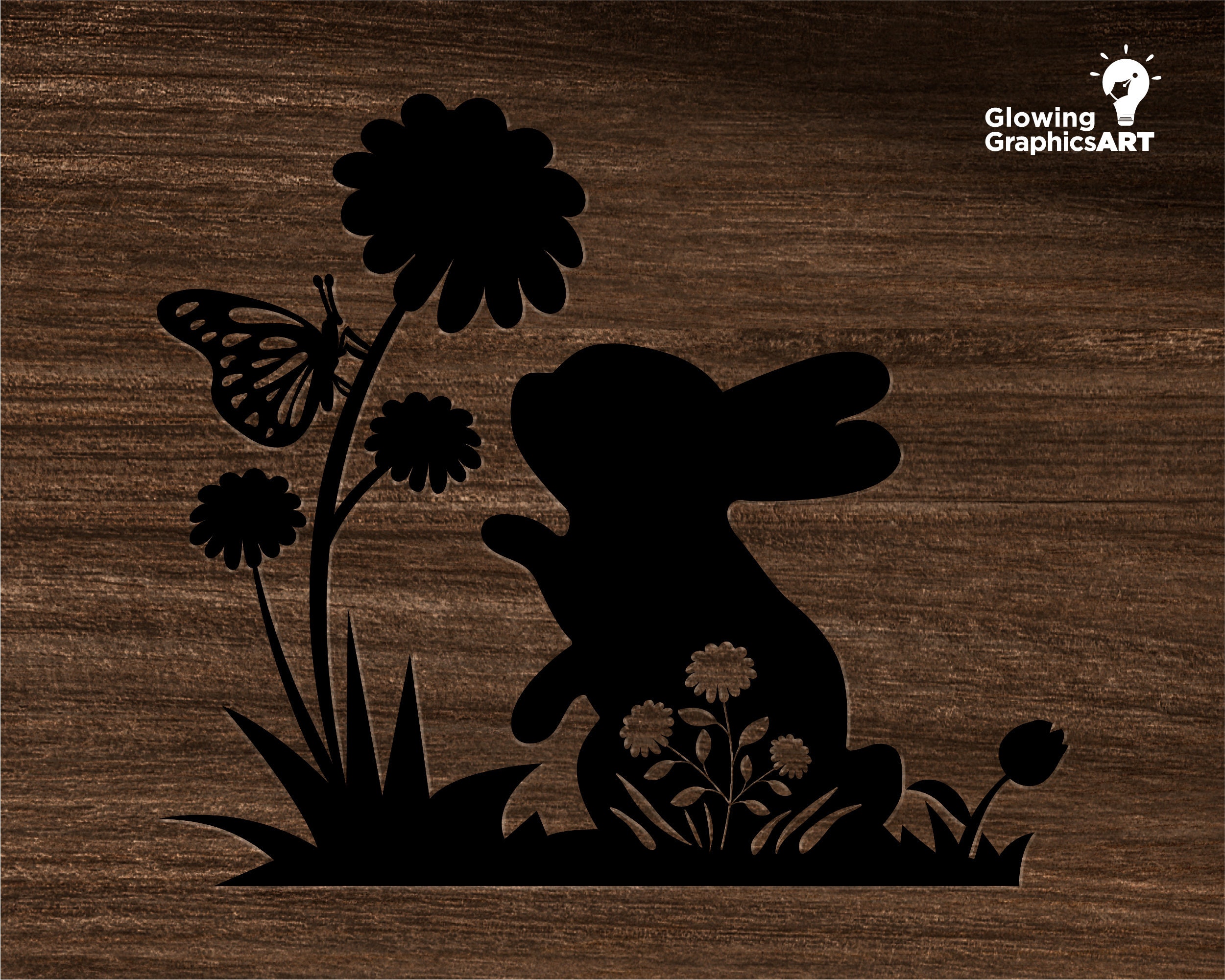 Easter Bunny Dxf , Svg , Png , Easter, Bunny Laser Cut , Rabbit ...