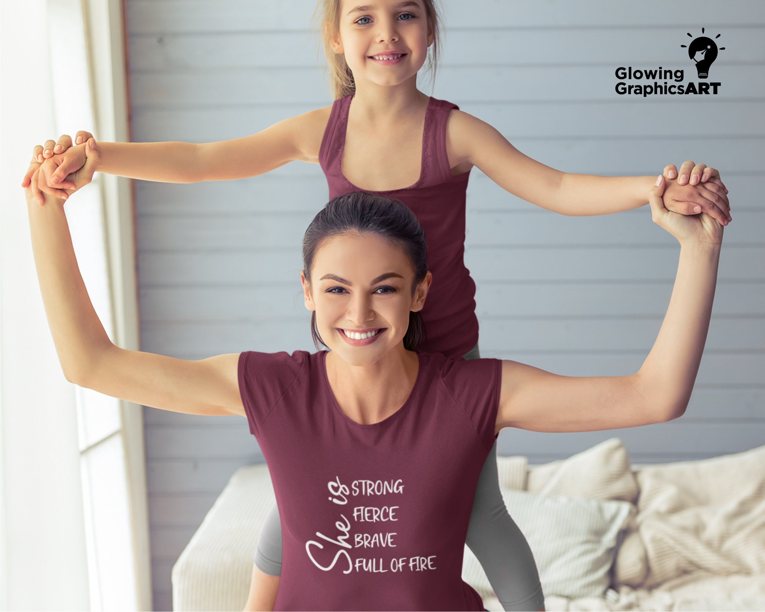 She Is, She is Strong SVG, Fierce SVG, Brave Svg, Full of Fire Svg ...