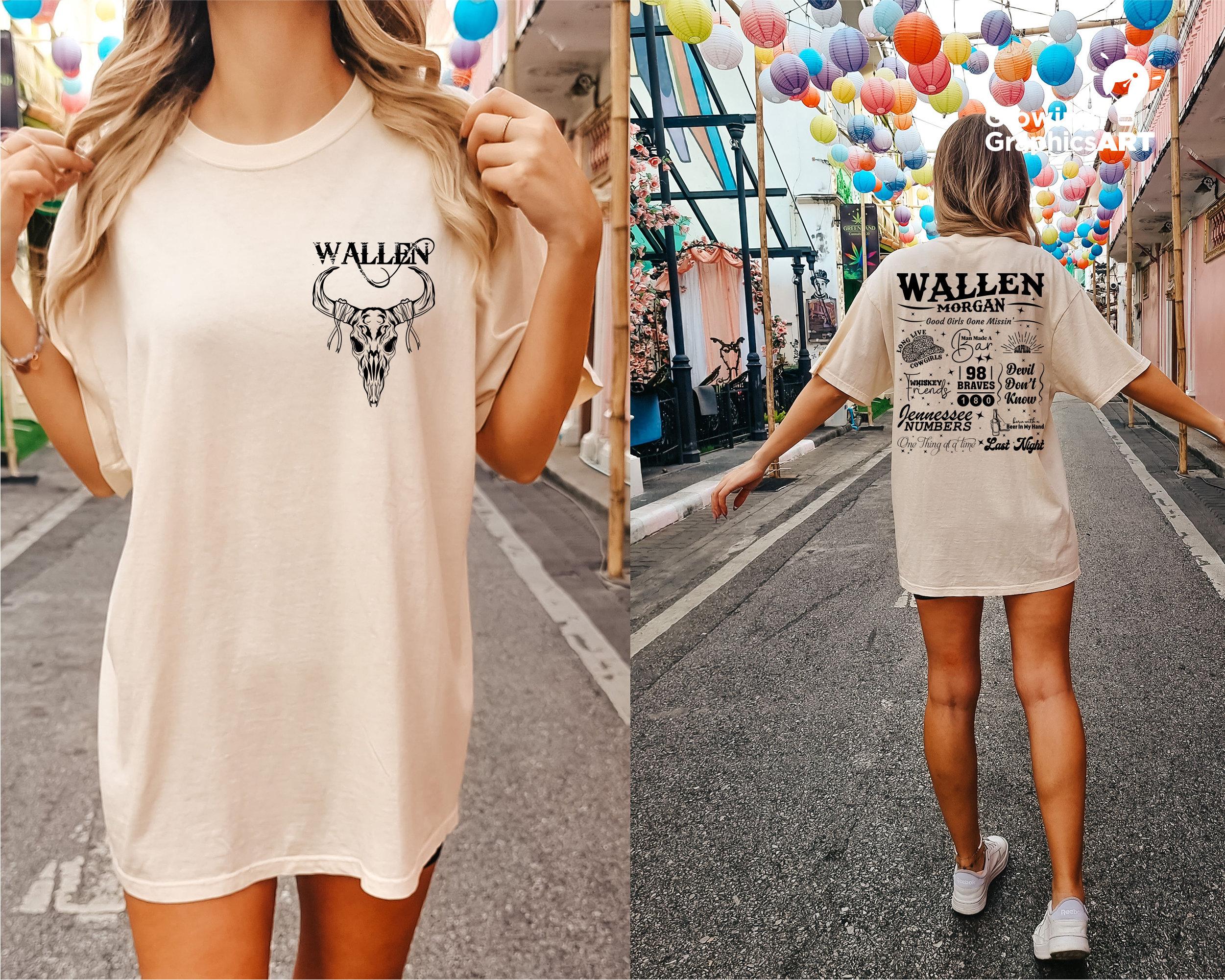 Retro Wallen Bull Skull Svg Png, Wallen Bull Skull Distressed Svg PNG ...