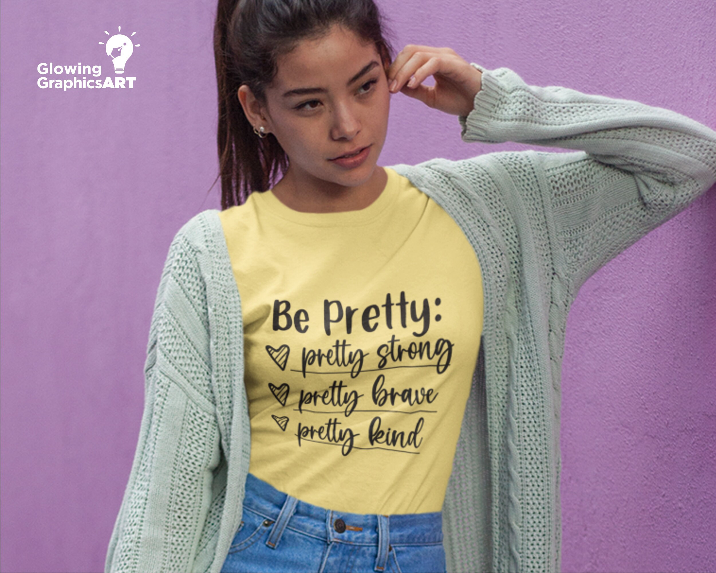 Be Pretty SVG Be Strong SVG Be Brave SVG Be Kind Svg - Etsy