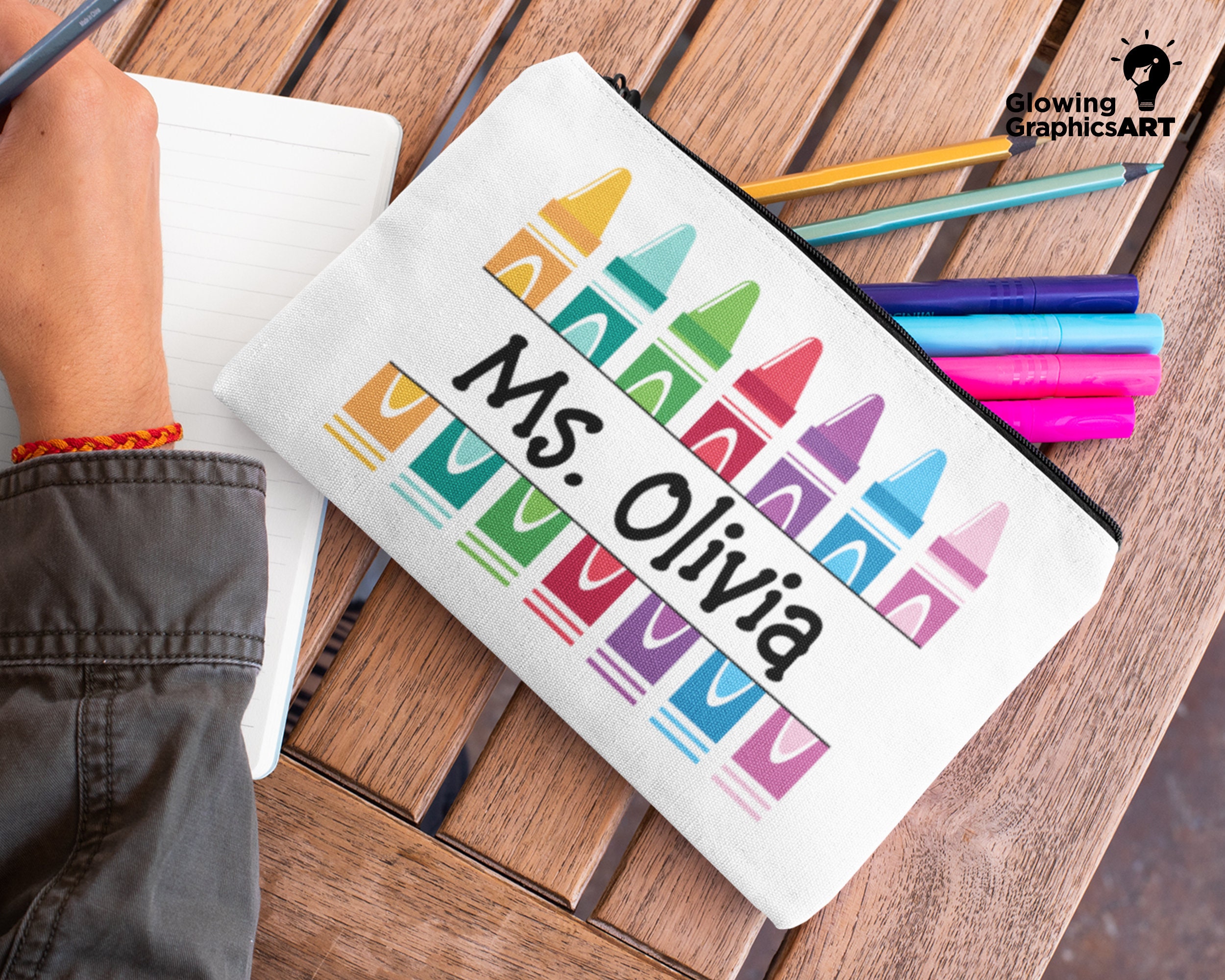 Teacher Monogram Svg, Crayon Monogram Svg, Crayon Split Monogram Svg ...