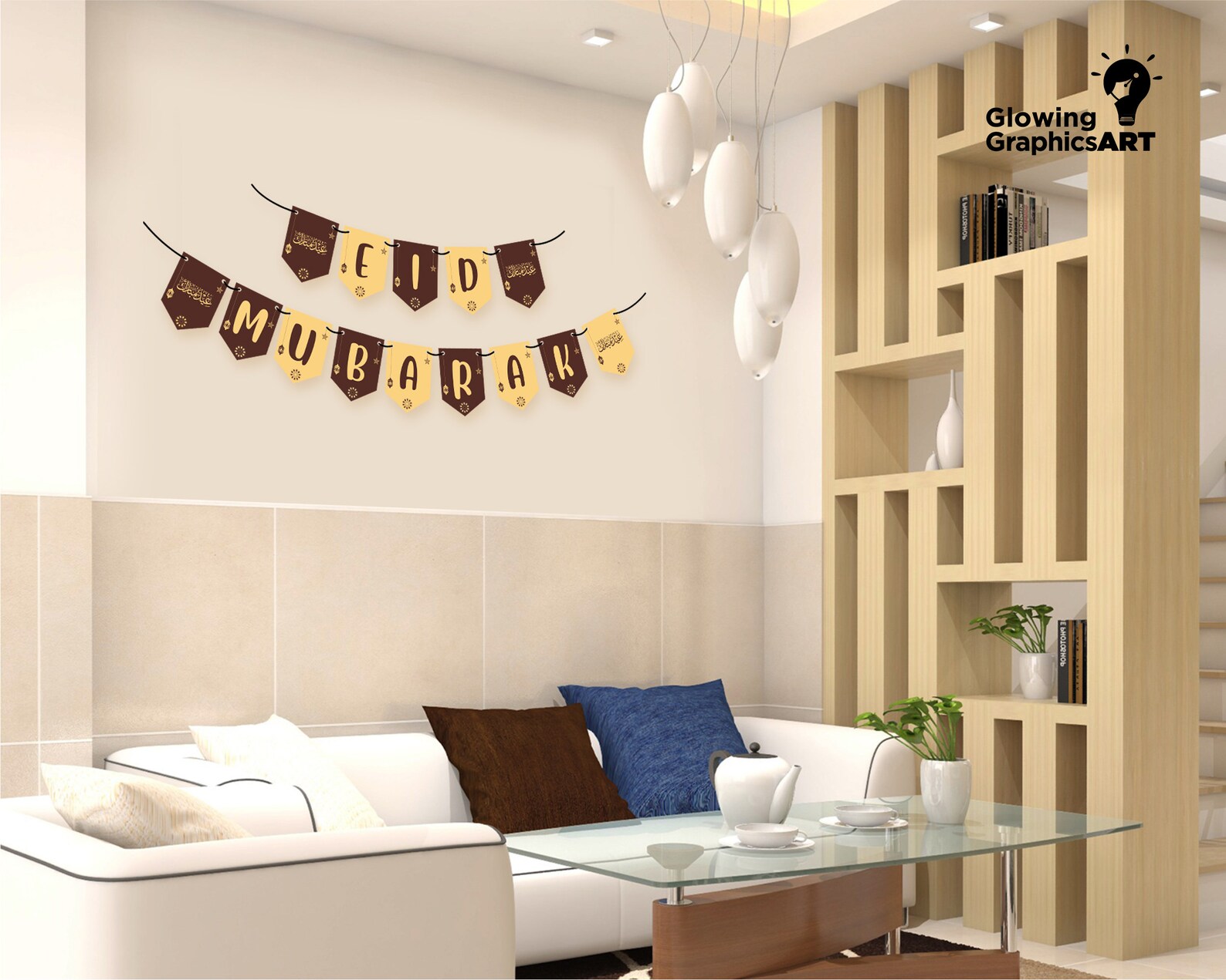 Eid Mubarak Banner, Eid Mubarak Decoration, Eid Mubarak Décor, Eid ...