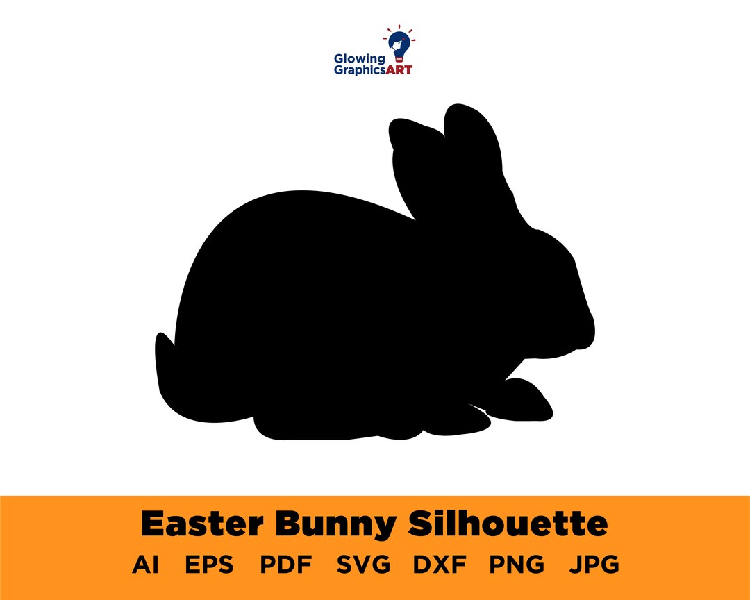 Easter Bunny, Rabbit, Bunny Shape Svg, Rabbit Shape Svg, Rabbit ...