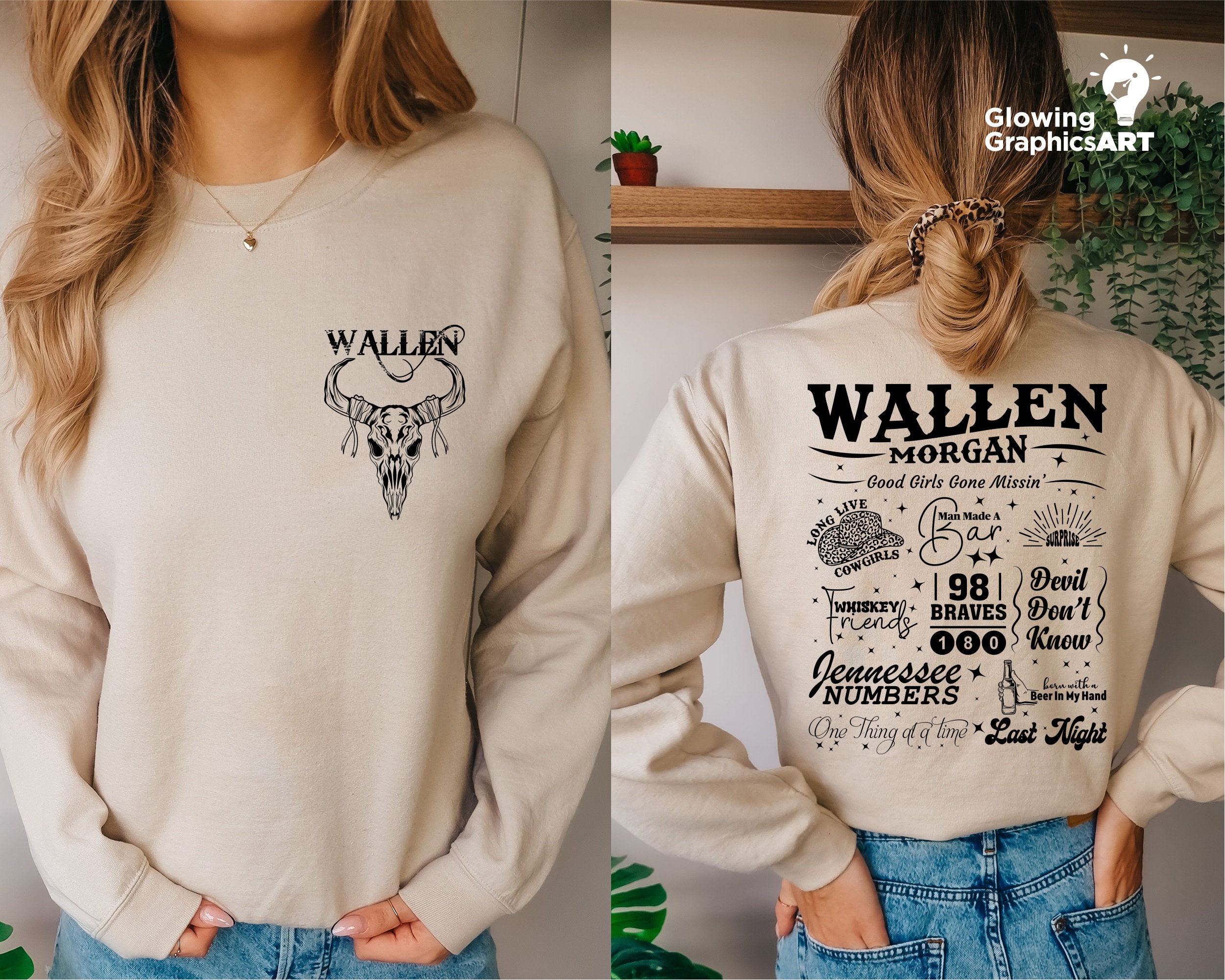 Retro Wallen Bull Skull Svg Png, Wallen Bull Skull Distressed Svg PNG ...