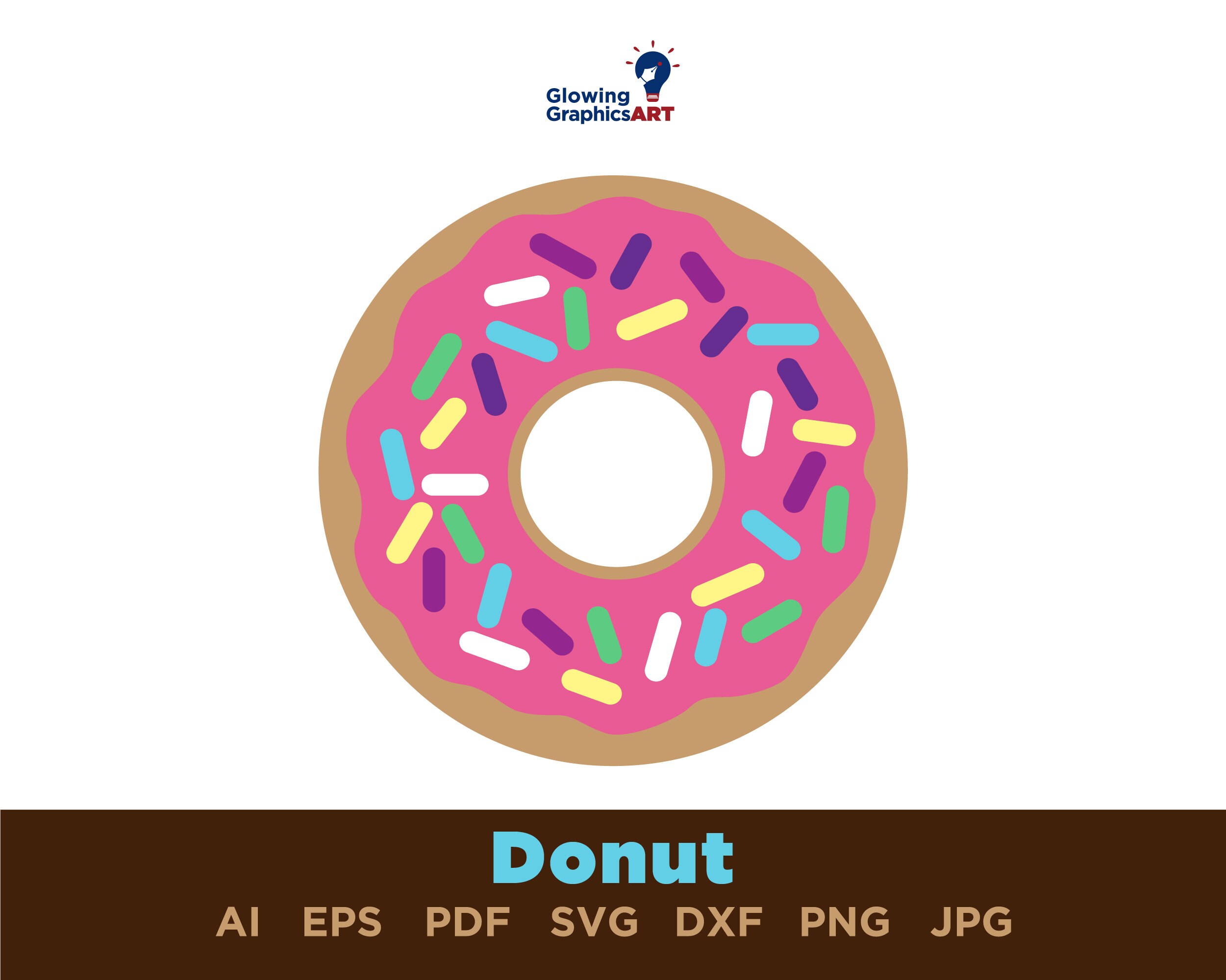 Donut SVG, Doughnut SVG, Donut Cut File,cake Svg, Candy, Sprinkle Donut ...