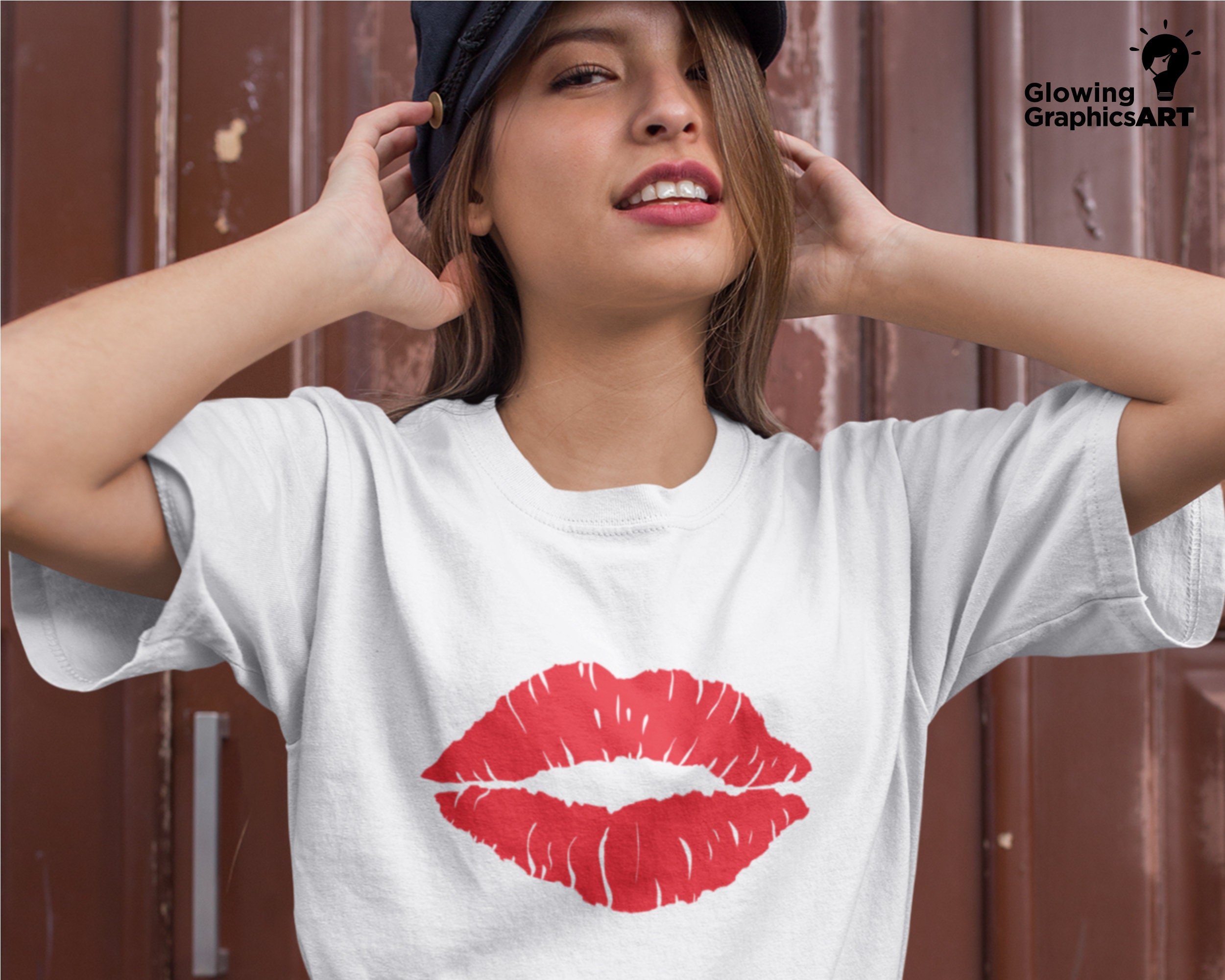 Lips Svg, Red Lips Svg, Kiss Svg, American Lips Svg, Kiss Design ...