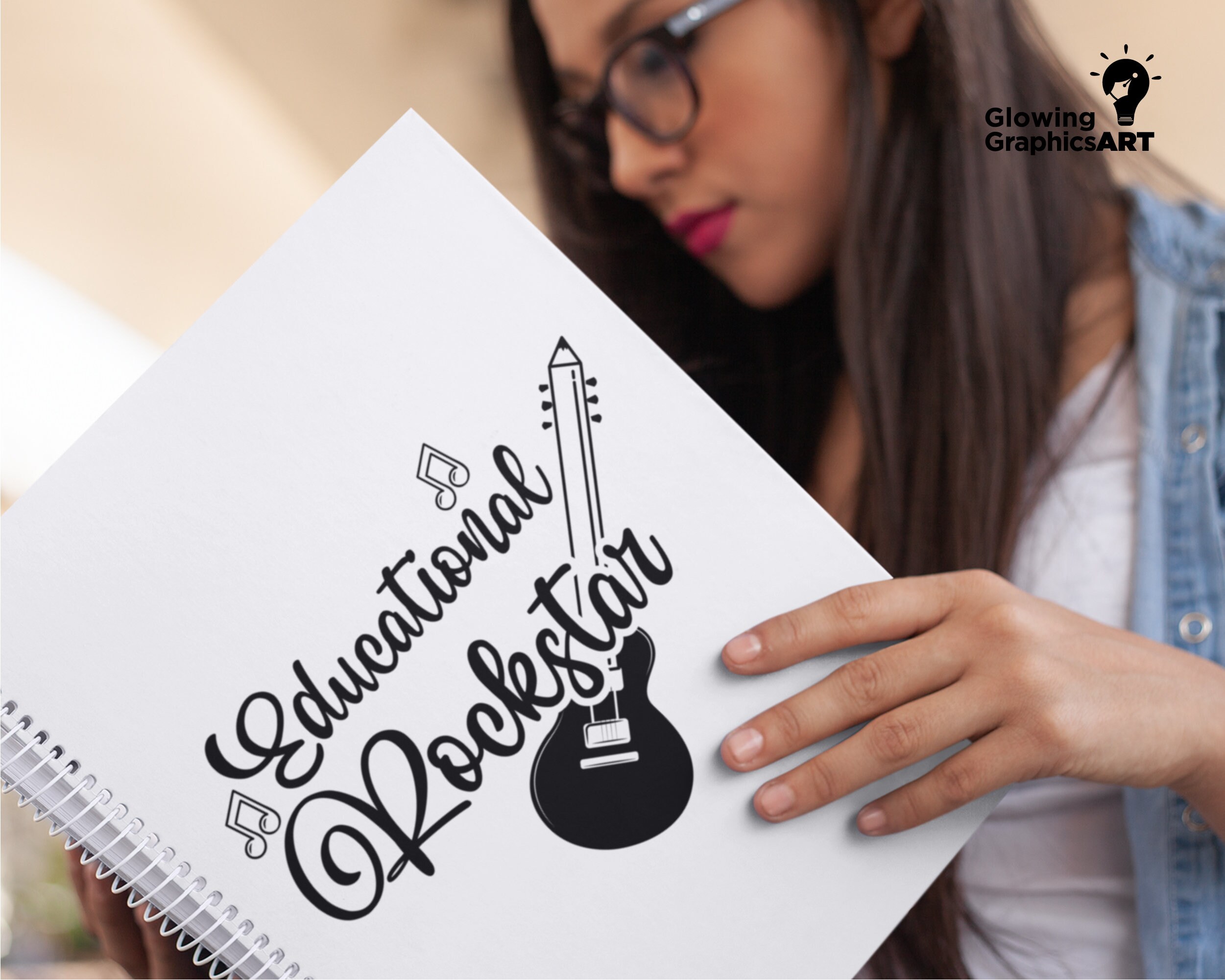 Teacher Svg, Educational Rockstar Svg, Cool Teacher Gift, Teacher Rocks ...