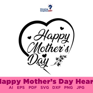 Happy Mothers Day DIGITAL DOWNLOAD | Svg Png Dxf Eps Instant Digital ...