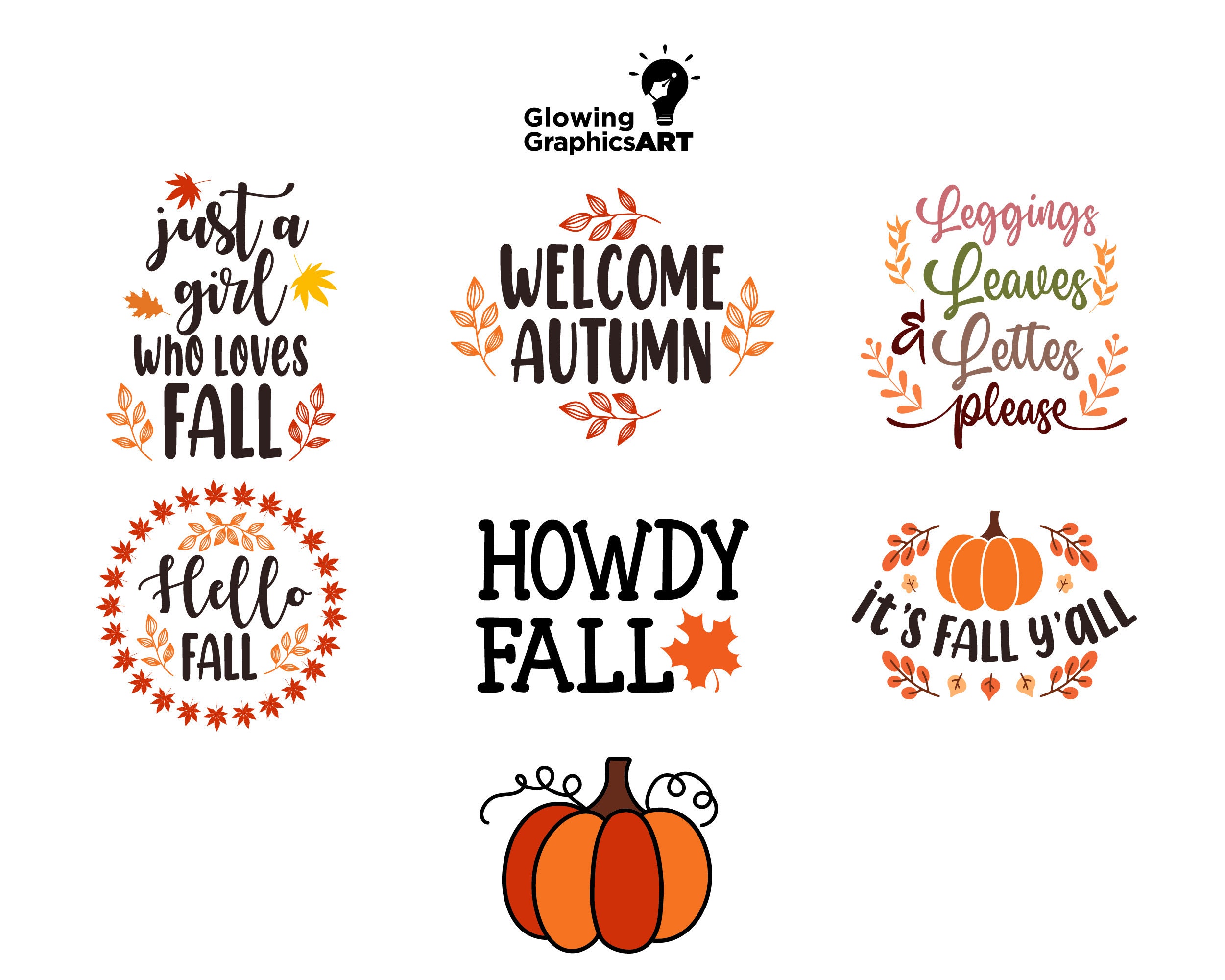35 Fall Svg Bundle, Fall Svg, Happy Fall Svg, Autumn Svg Bundle ...