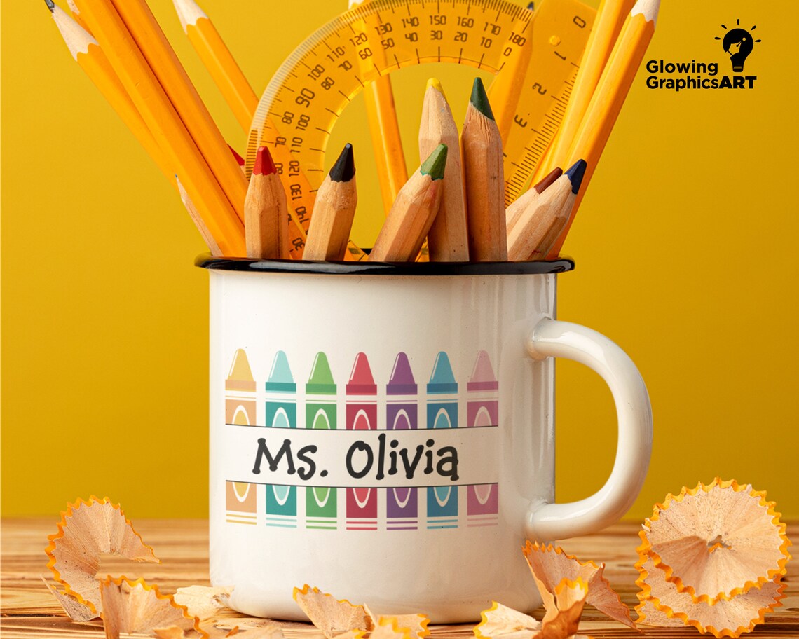 Teacher Monogram Svg, Crayon Monogram Svg, Crayon Split Monogram Svg ...