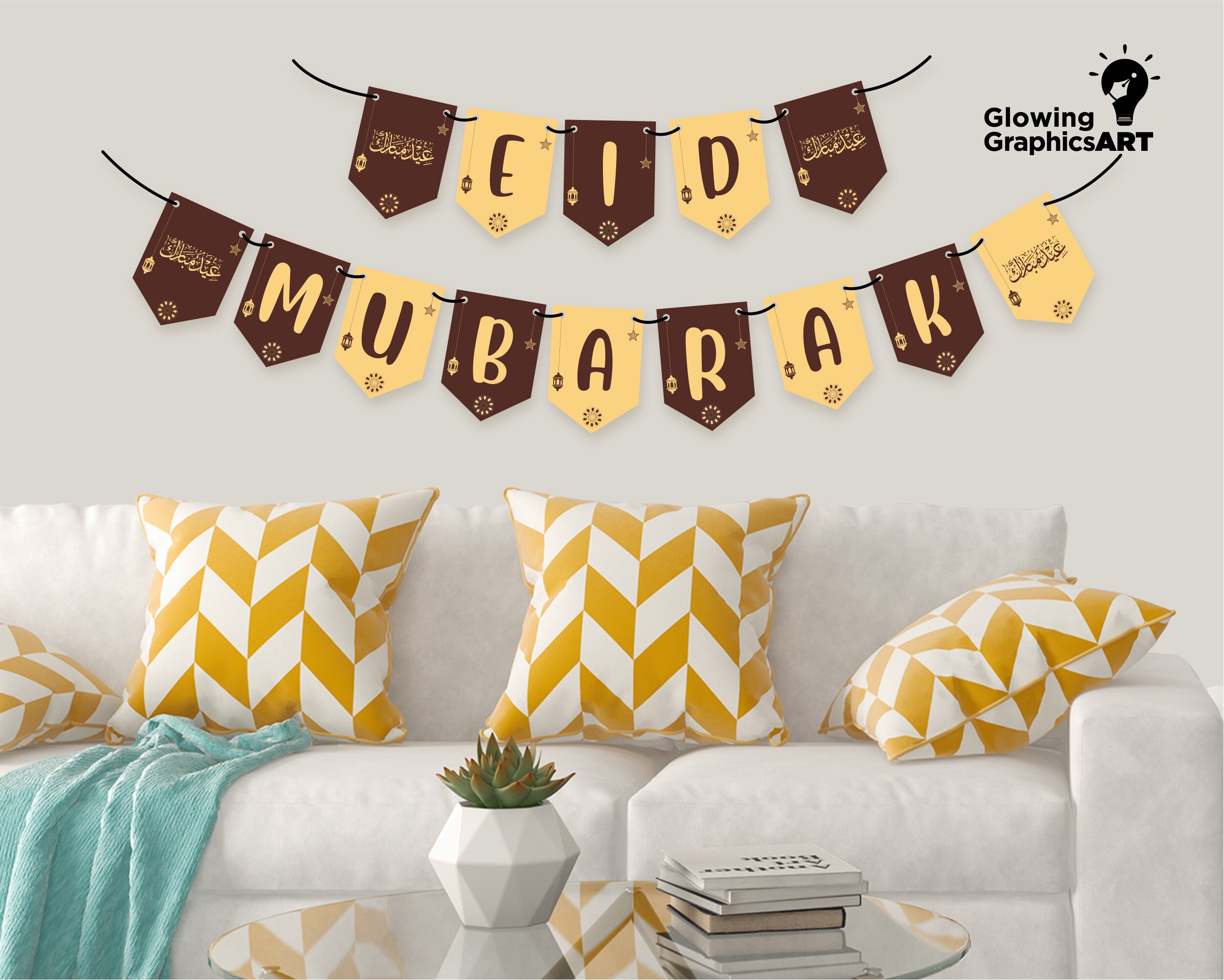 Eid Mubarak Banner, Eid Mubarak Decoration, Eid Mubarak Décor, Eid ...