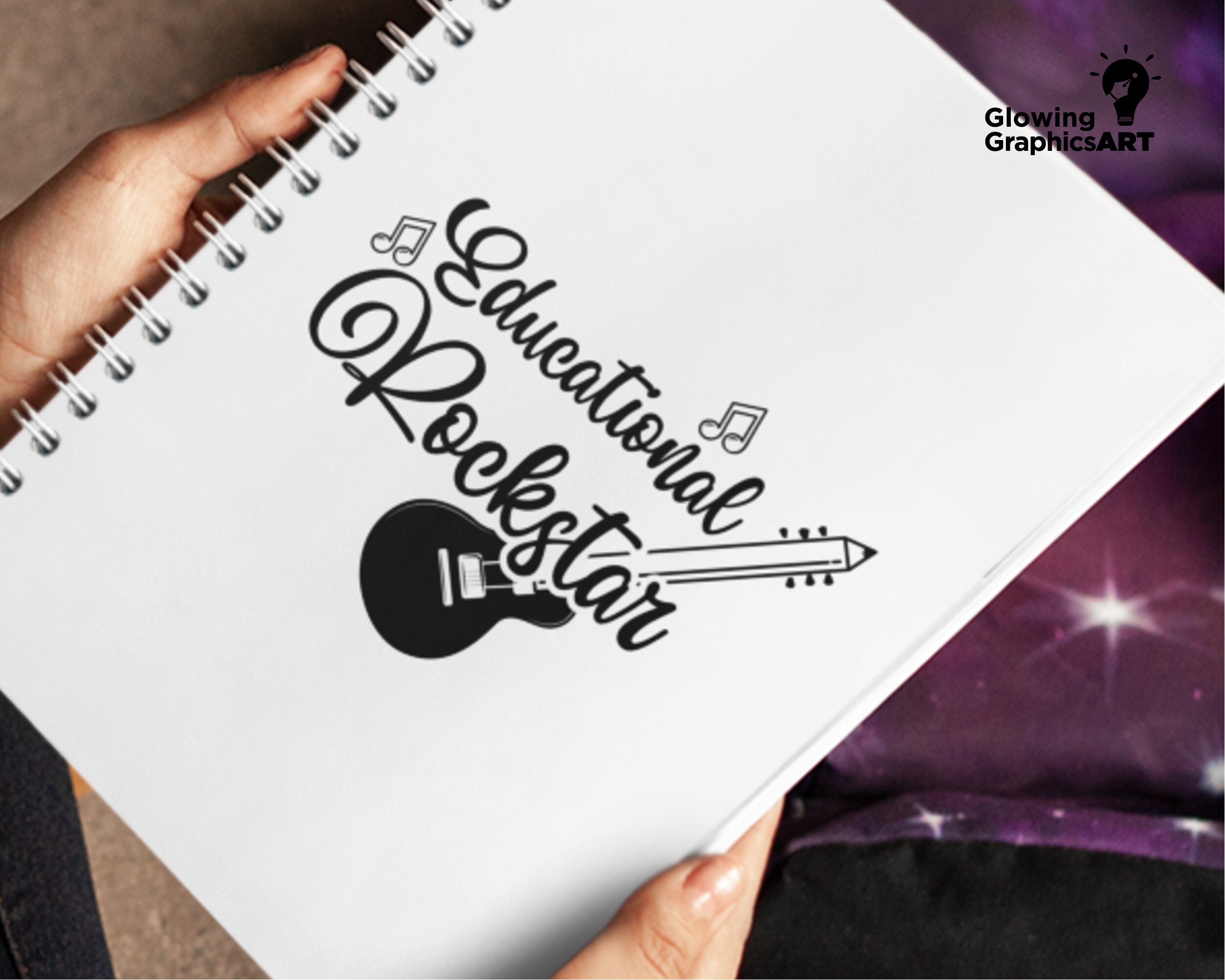 Teacher Svg Educational Rockstar Svg Cool Teacher Gift - Etsy