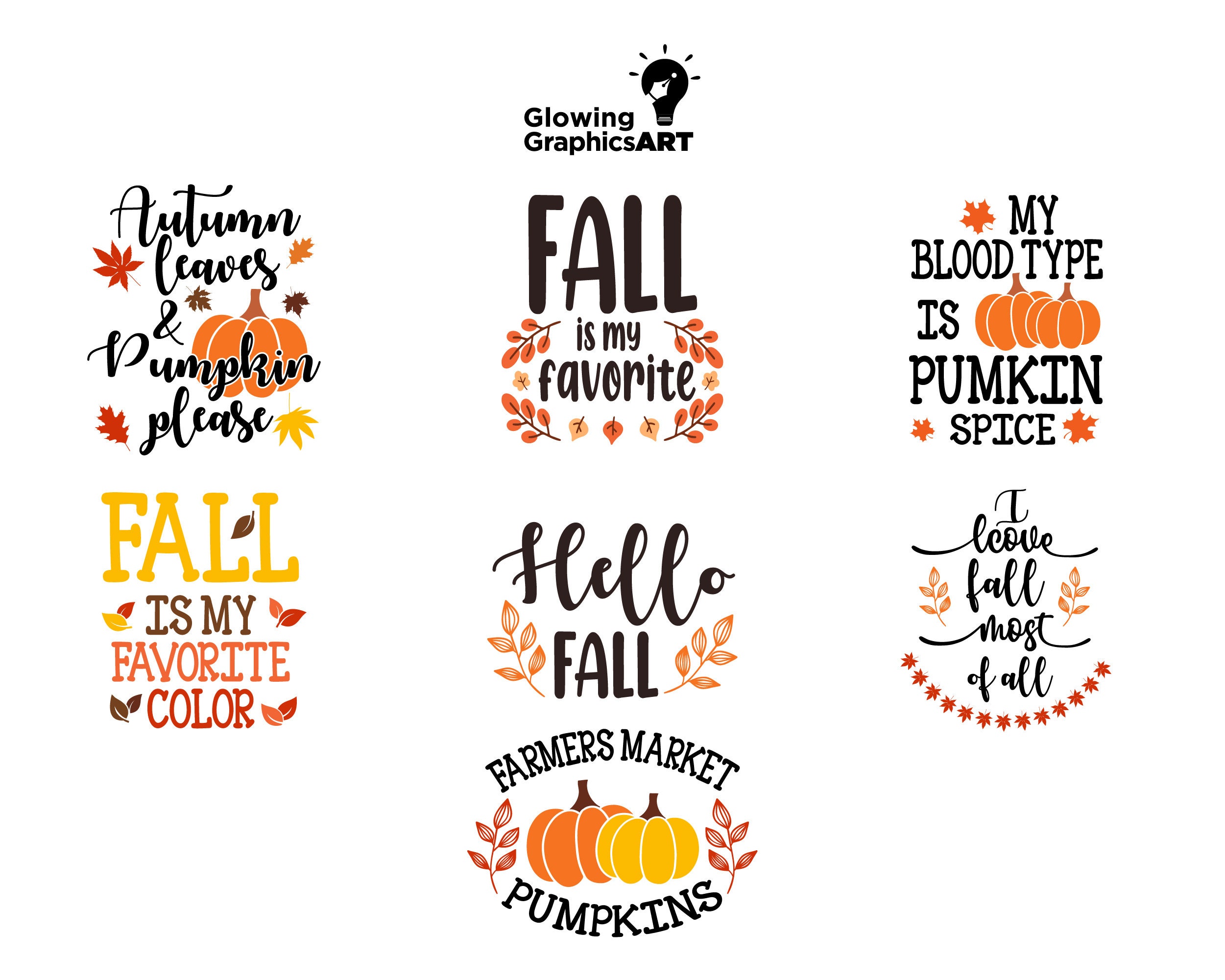 35 Fall Svg Bundle, Fall Svg, Happy Fall Svg, Autumn Svg Bundle ...
