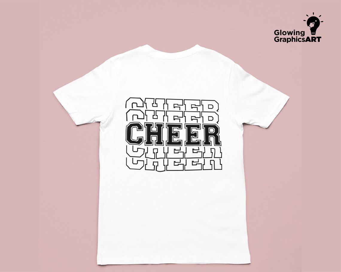 Cheer SVG, Cheerleading SVG, Cheer Team Svg, Stacked Cheer SVG ...