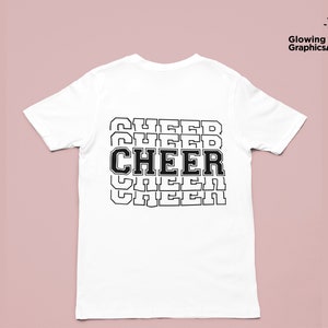 Cheer SVG, Cheerleading SVG, Cheer Team Svg, Stacked Cheer SVG ...