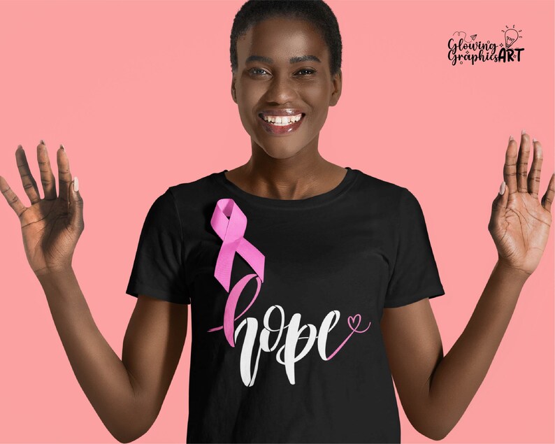 Hope Ribbon Svg, Breast Cancer Svg, Cancer Svg, Breast Cancer Awareness ...
