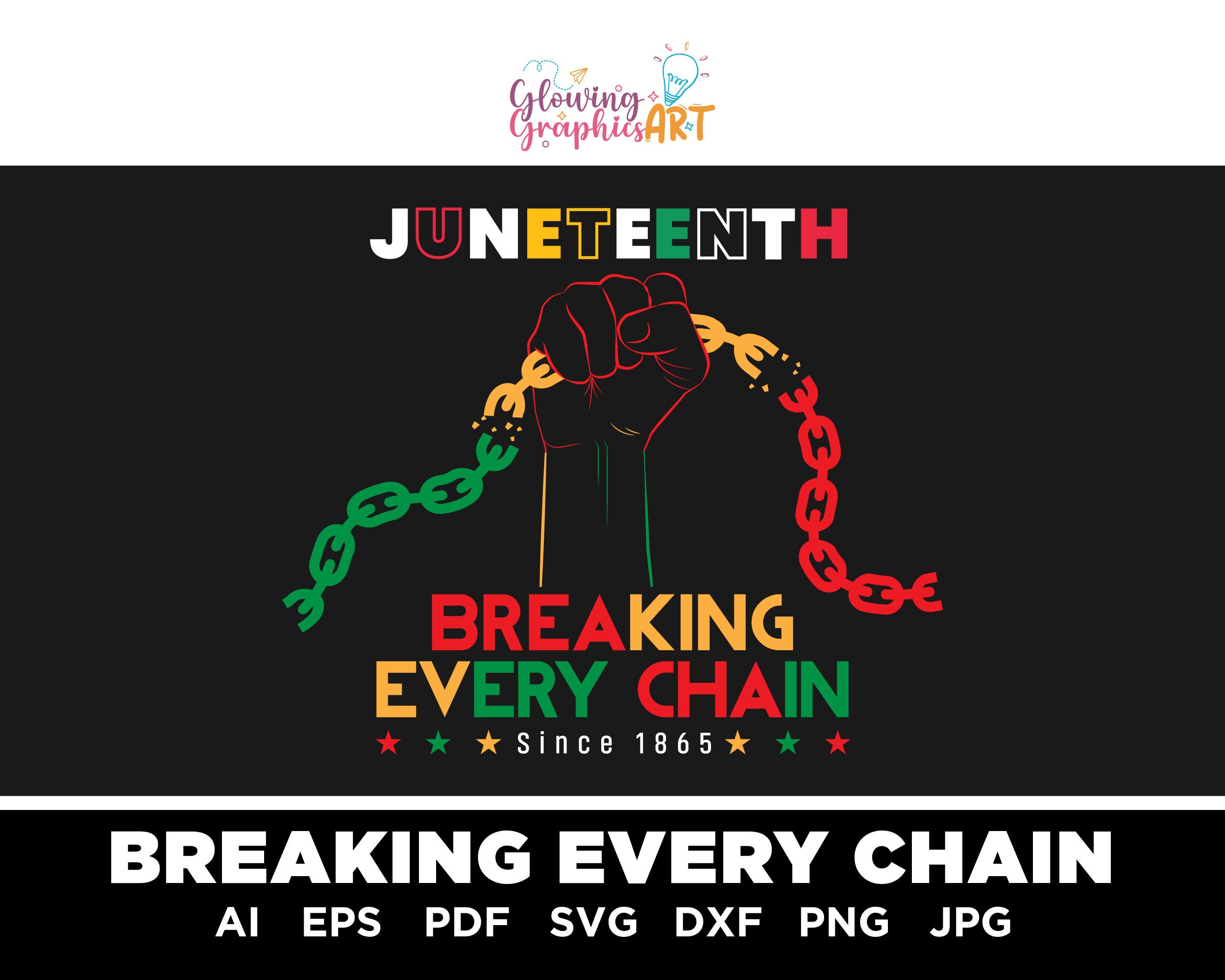 Breaking Every Chain Svg,juneteenth SVG, Black History Svg,juneteenth ...