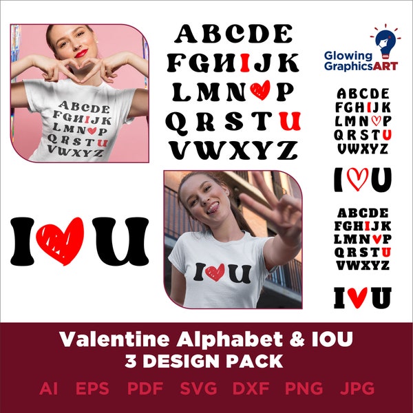 Alphabet I Love You - Etsy