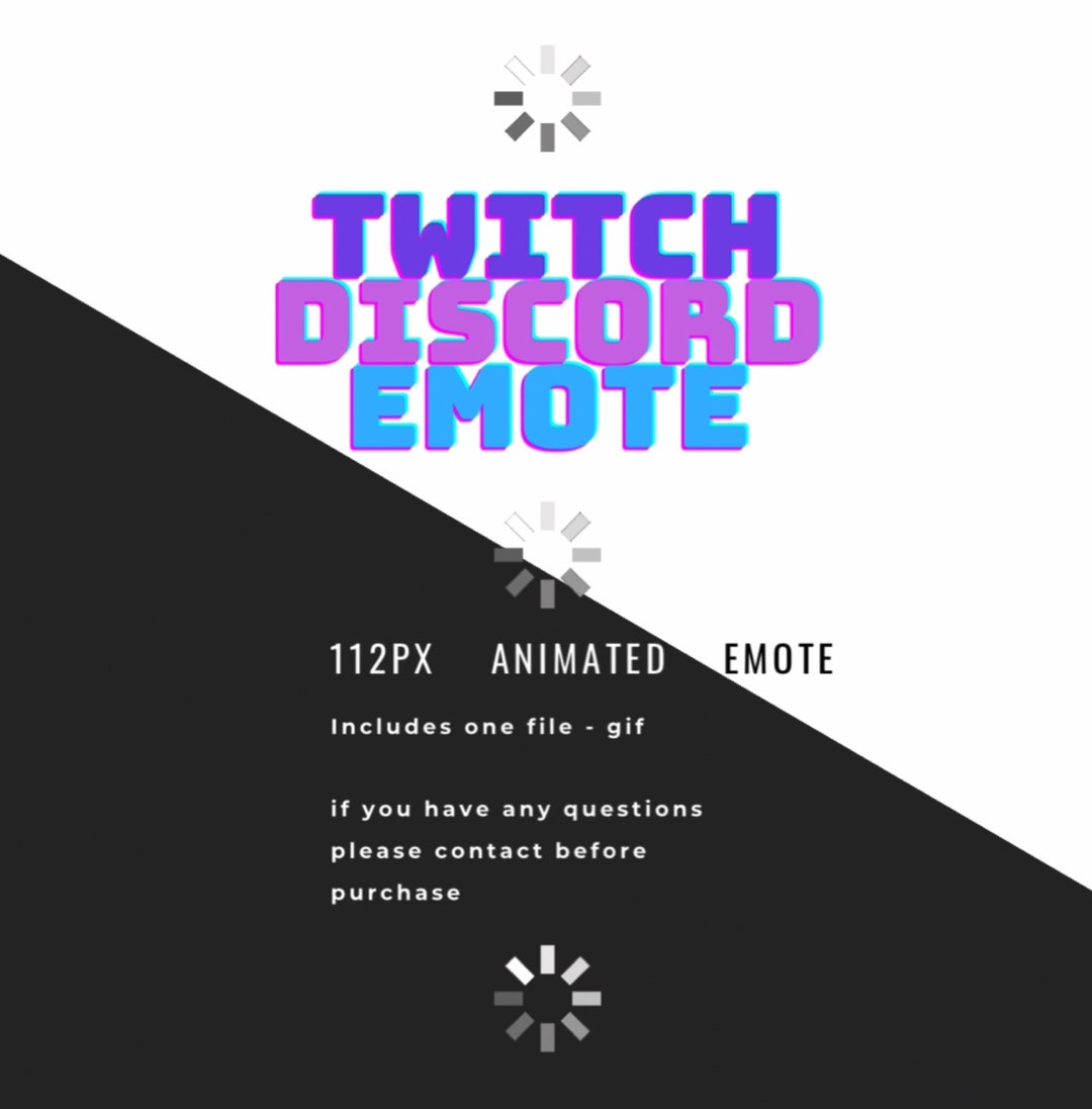 Animated Loading Emote Twitch/discord Emote - Etsy
