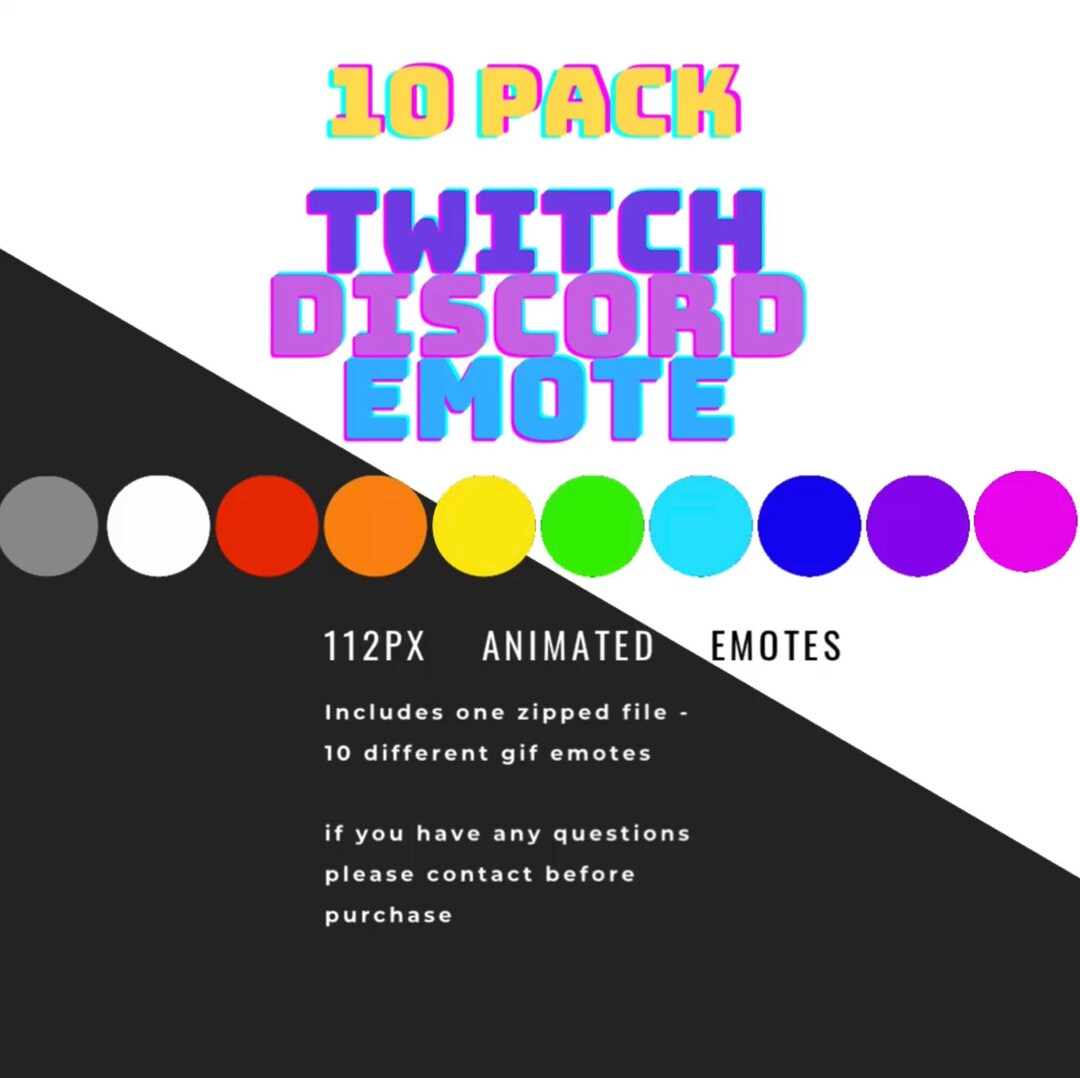 Flashing Dot Emote Pack | Twitch Discord Kick Emotes - Etsy