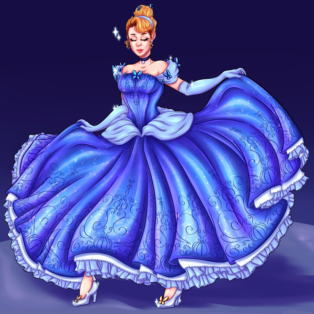 Disney Princesses art Print - Etsy