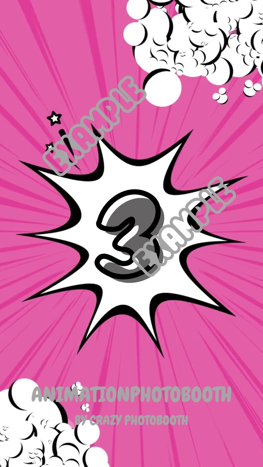 Photobooth Animation Comic Photobooth Animation for Mirror Photobooth ...