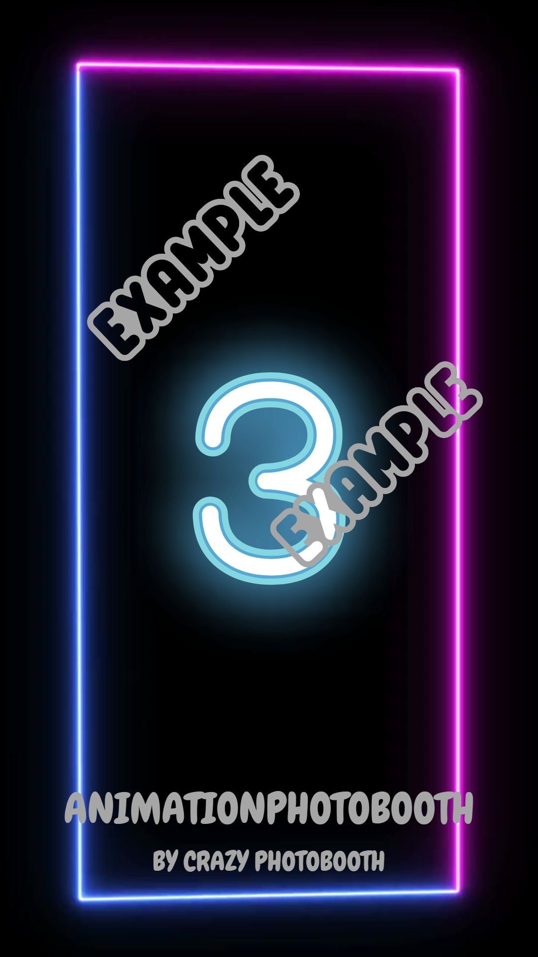 Neon Photobooth Animation - Etsy