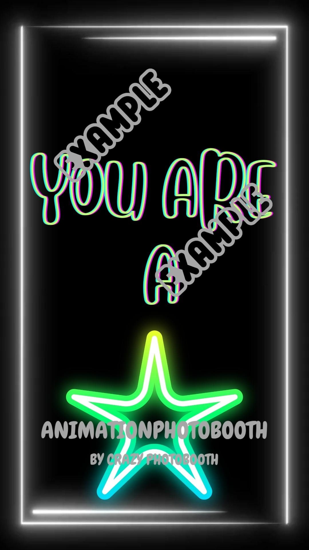 FULL Confetti Package Photobooth Animation Mirror Photobooth - Etsy