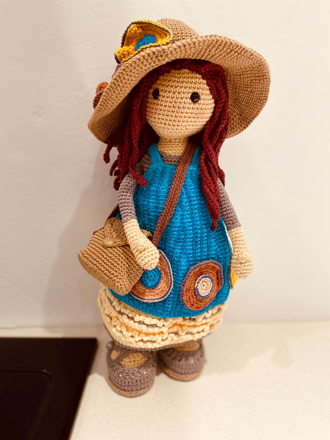 STEENA Beautiful Amigurumi Doll Crochet Organic Dolls Toys Handmade 16 ...