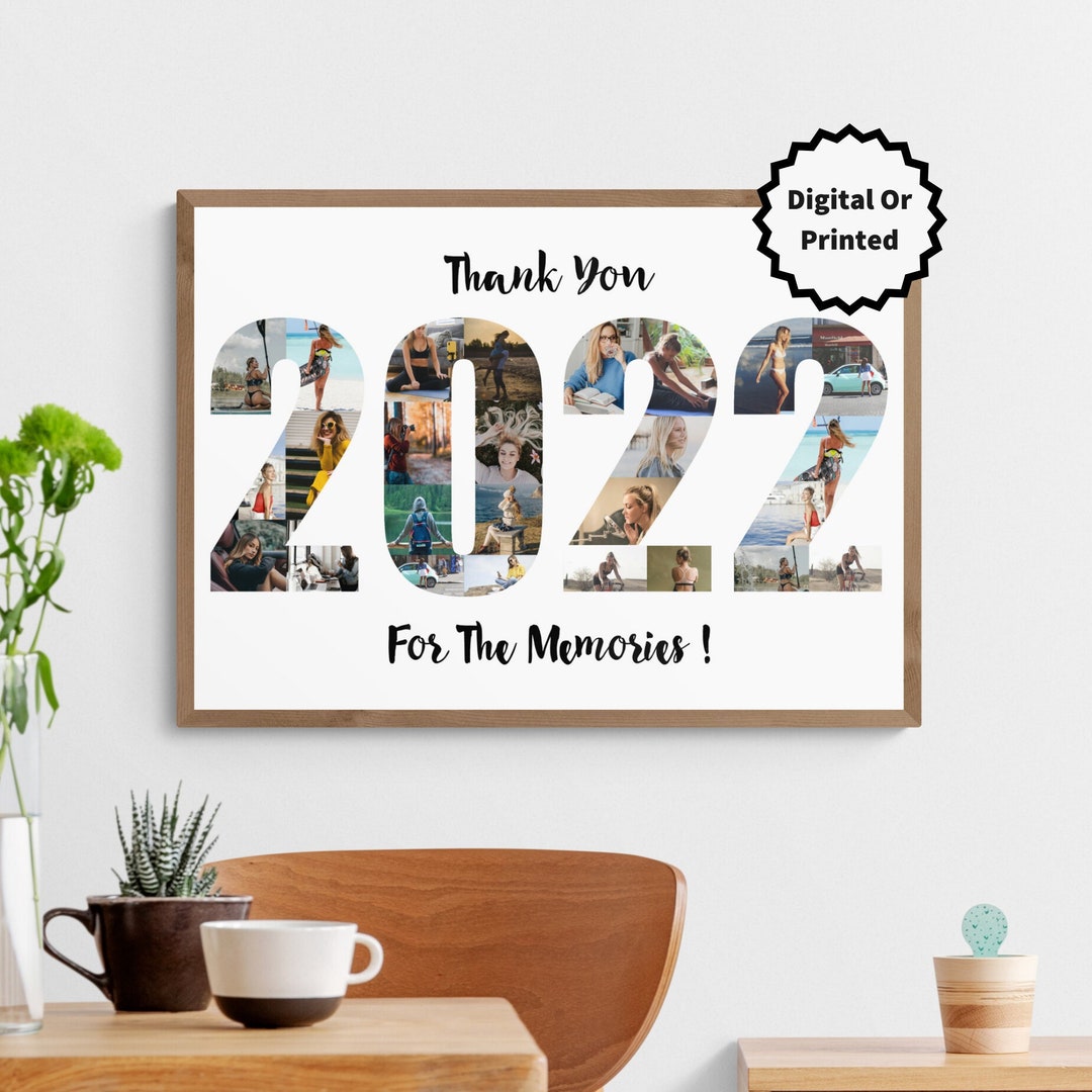 Personalized 2022 Photo Collage 2022 Time Capsule Printable - Etsy