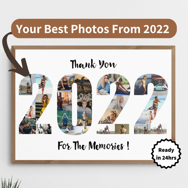 Personalized 2022 Photo Collage 2022 Time Capsule Printable - Etsy