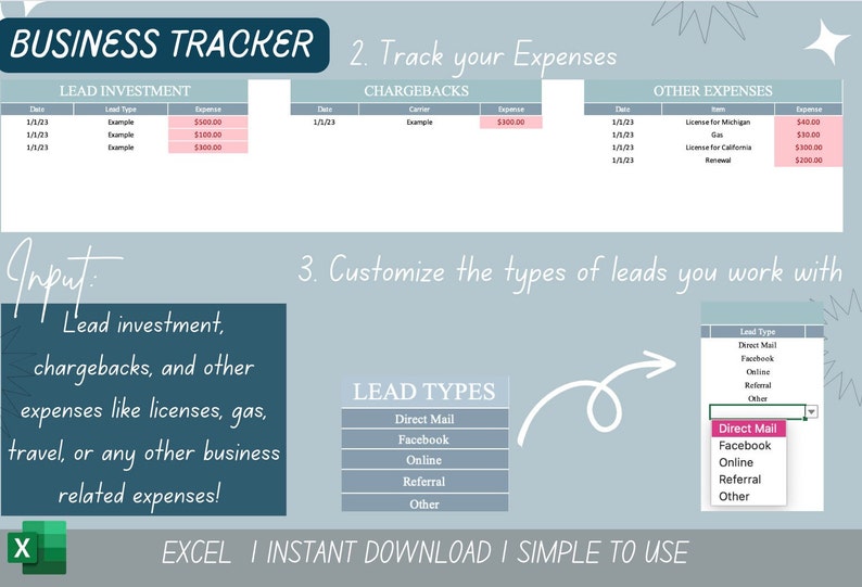 Insurance Agent Business and Appointment Tracker Excel, Commission ...