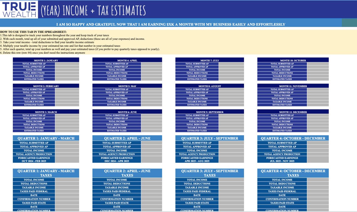Insurance Sales Business Tracker, Commissions Tracker, Application ...