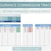 Sales Tracker for Insurance Agents Track Commission and Expenses Track ...