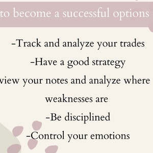 Options Trade Tracker Pro: the Ultimate Options Trading Journal and ...