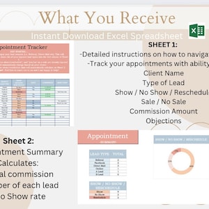 Appointment Tracker Spreadsheet Track Appointments With Clients Spreadsheet Excel Sheets ...