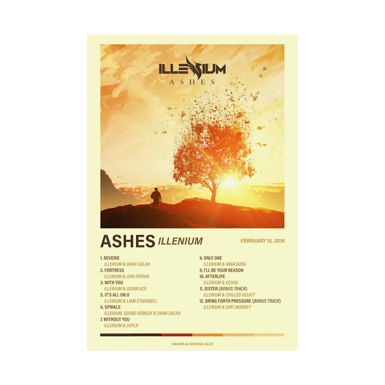 ILLENIUM - Ashes (album Poster) - Etsy