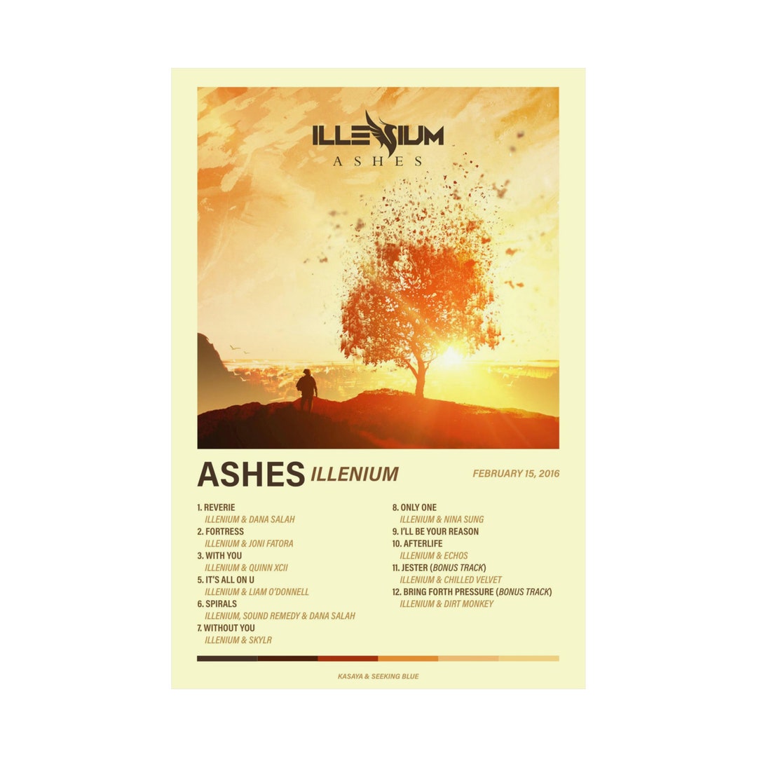 ILLENIUM - Ashes (album Poster) - Etsy